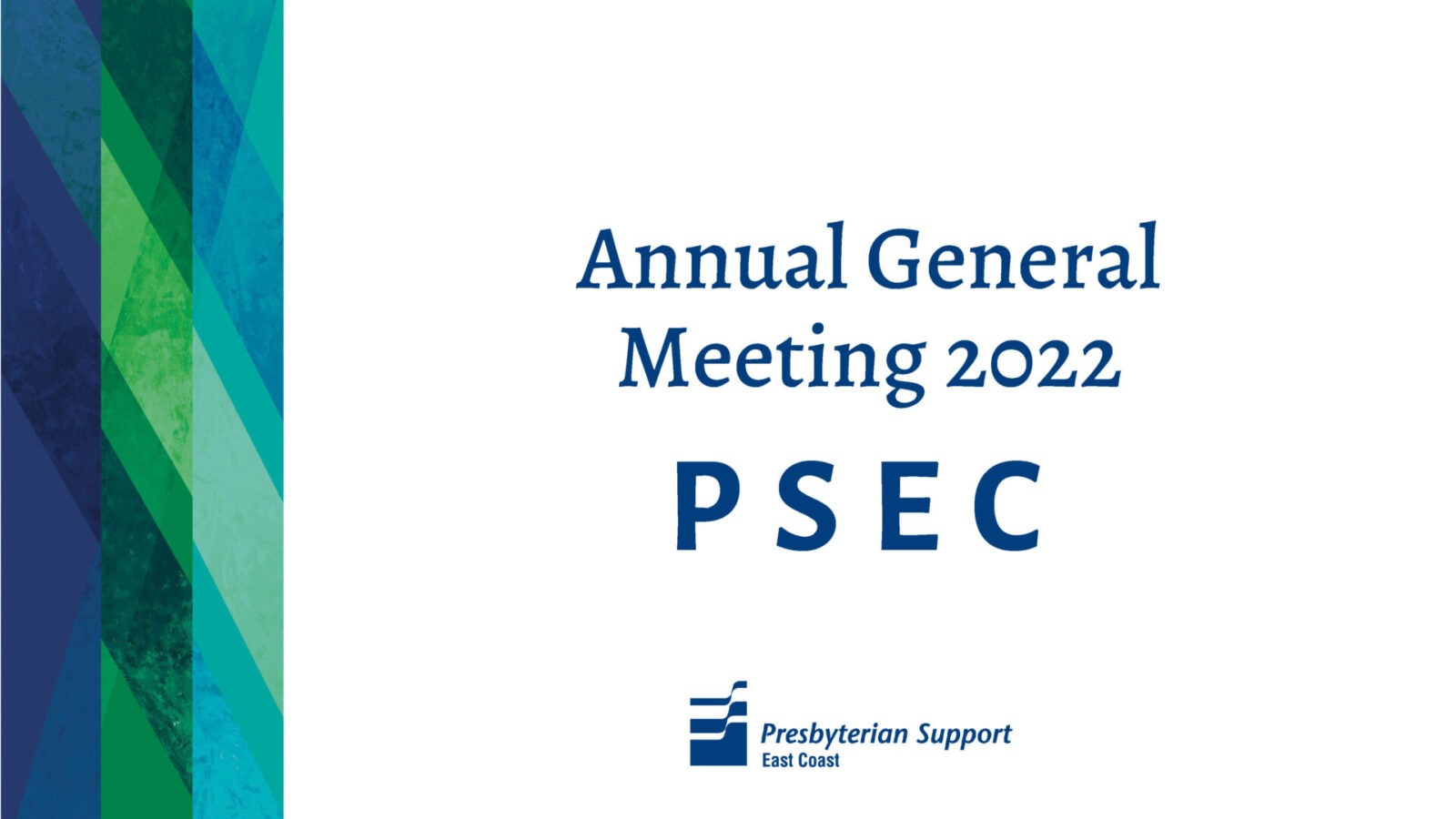 2022 AGM - Presbyterian Support East Coast | PSEC