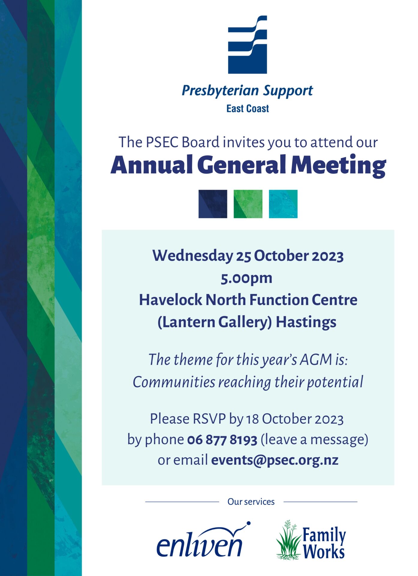 2023 AGM - Presbyterian Support East Coast | PSEC